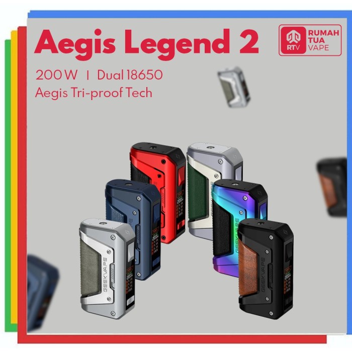 Jual AEGIS LEGEND 2 200W BY GEEKVAPE | Shopee Indonesia
