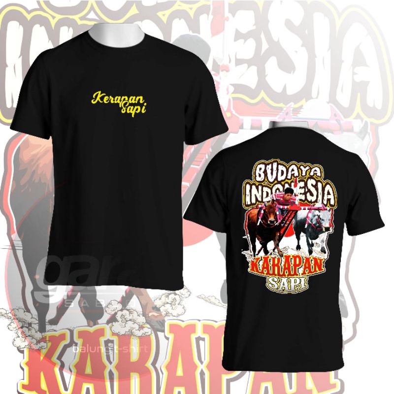 Jual KAOS KERAPAN SAPI INDONESIA BAHAN DISTRO..CATON COMBED 30s ...