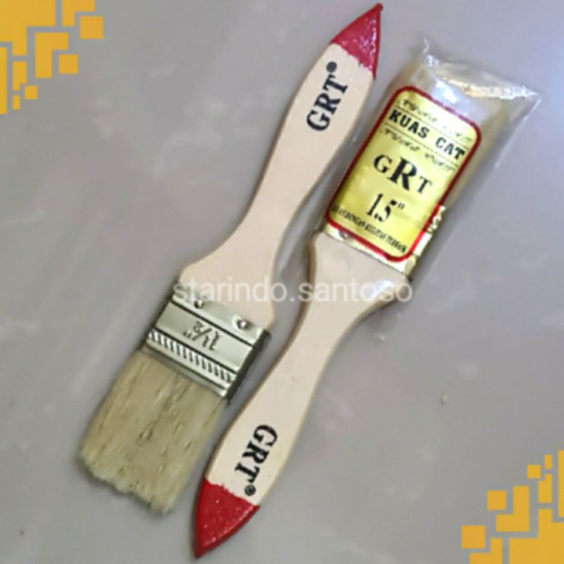 Jual Kuas cat ukuran kecil 1 1,5 3/4 2 2,5 inch dinding cairan tembok ...