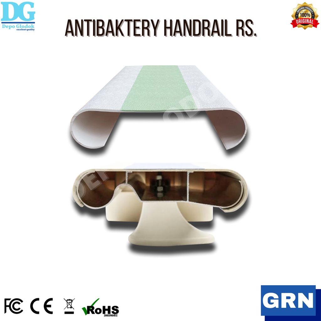 Jual HANDRAIL RUMAH SAKIT PINGER Free BRACKET & DINABOLD antibakterial ...