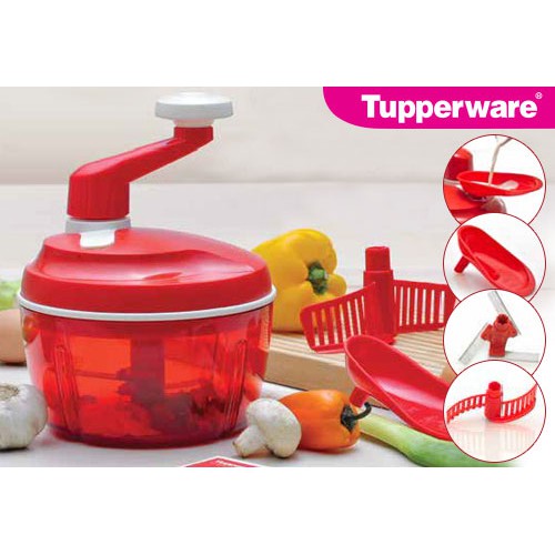Jual Tupperware Quick Chef - Food Processor - Blender Manual - Merah ...