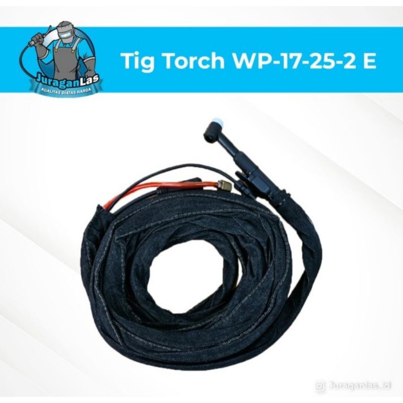 Jual Stang Las Argon Tig Torch Set Double Cable WP-17 E Panjang kabel ...
