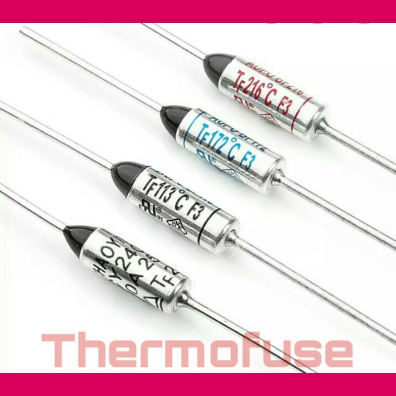 Jual Thermo fuse sekring suhu sekring thermal fuse 100C - 250C / 250V ...