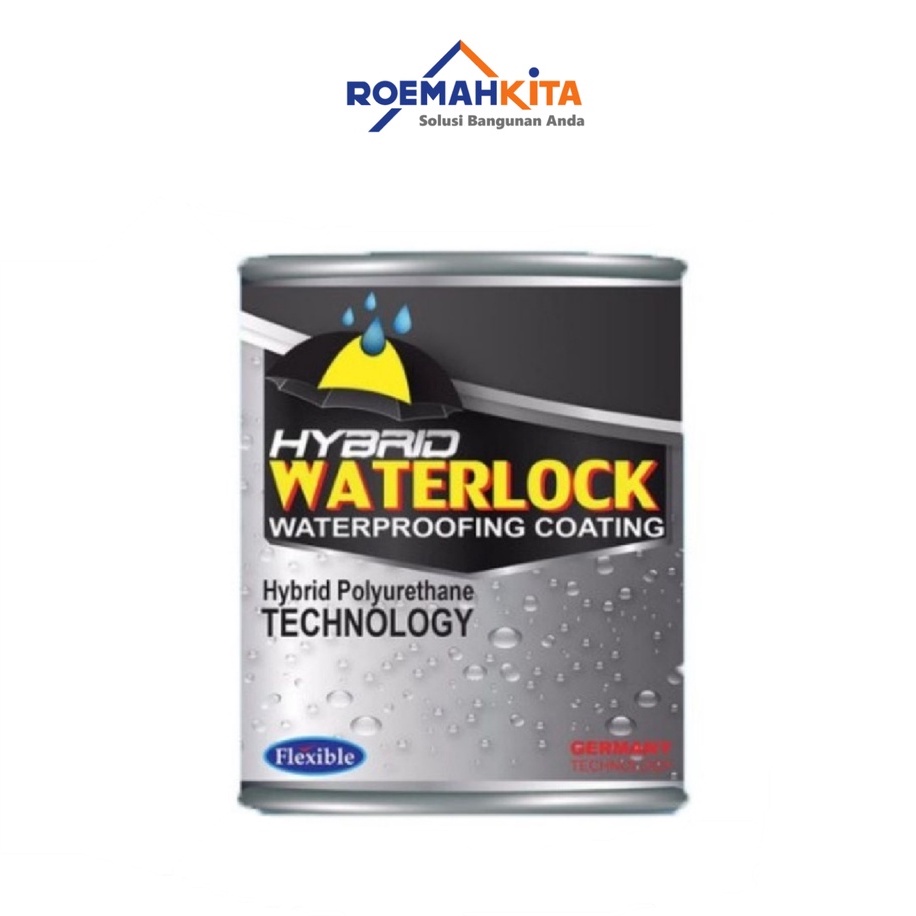 Jual CAT WATERPROOFING ANTI BOCOR LEMKRA WATERLOCK 1 KG | Cat Pelapis ...