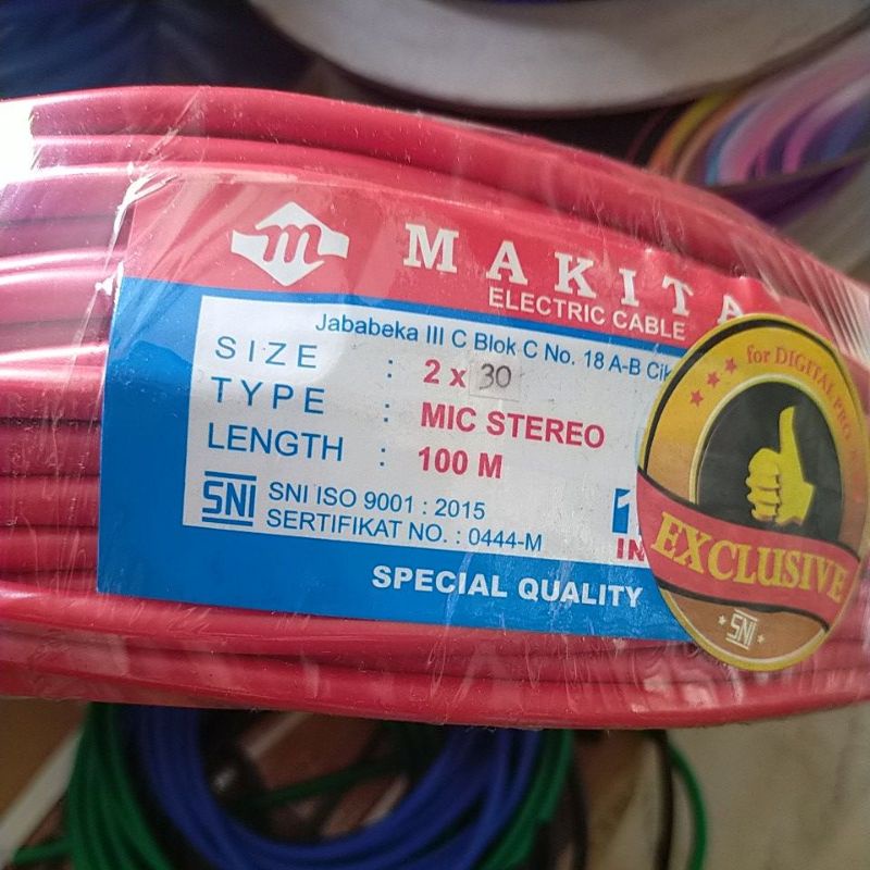 Jual kabel mic stereo makita 2x30 dop | Shopee Indonesia