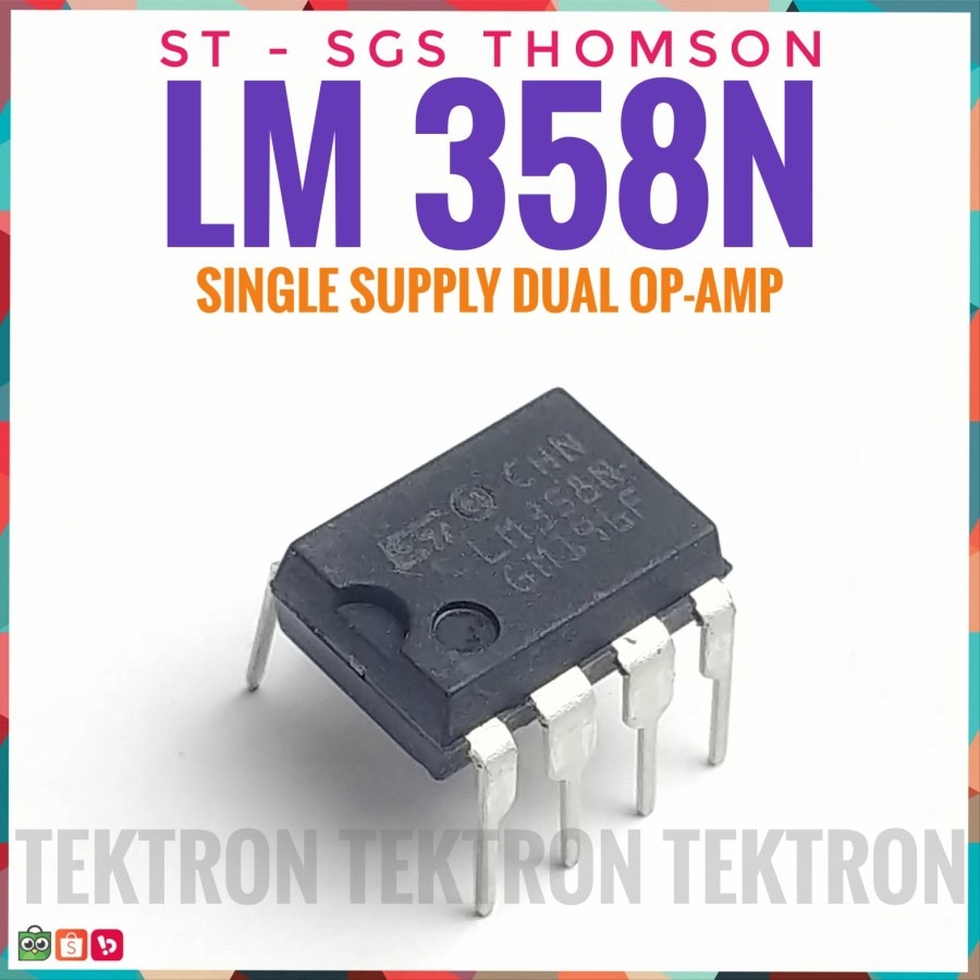 Jual ST LM358N Single Supply Dual Op-Amp LM 358 LM358 | Shopee Indonesia
