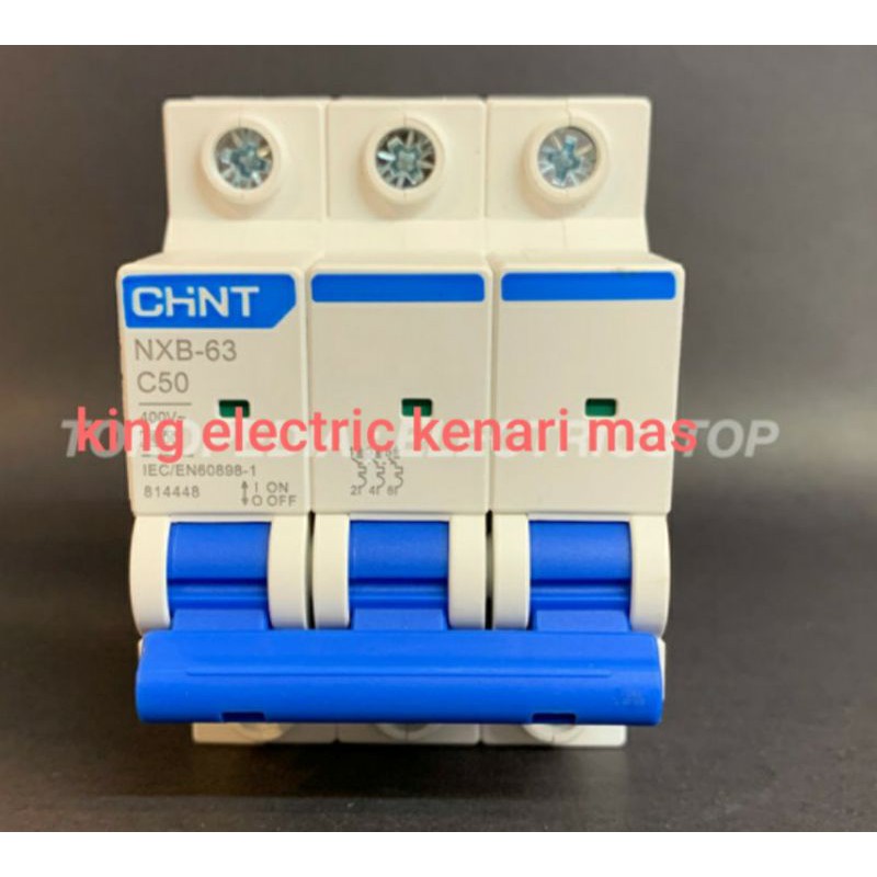 Jual MCB CHINT 3P 50A 6KA | Shopee Indonesia