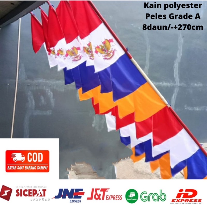 Jual BENDERA UMBUL-UMBUL GARUDA WARNA WARNI | Shopee Indonesia