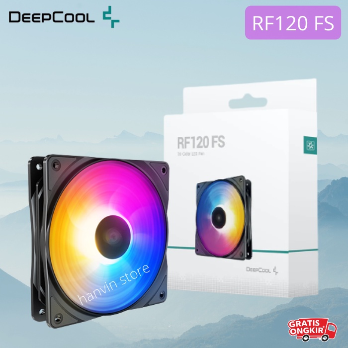 Jual DEEPCOOL RF120 FS RGB LED COLORFUL (FAN PWM) | Shopee Indonesia