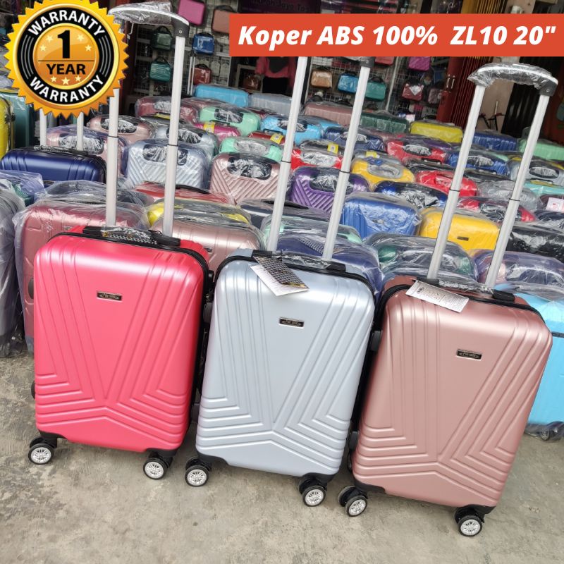 Jual Koper ABS 100% ZL10 20" GARANSI 1 TAHUN koper murah koper polo ...