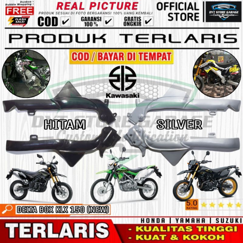 Jual Delta Box Kawasaki KLX BF New & DTRACKER | Deltabox Pelindung bodi ...