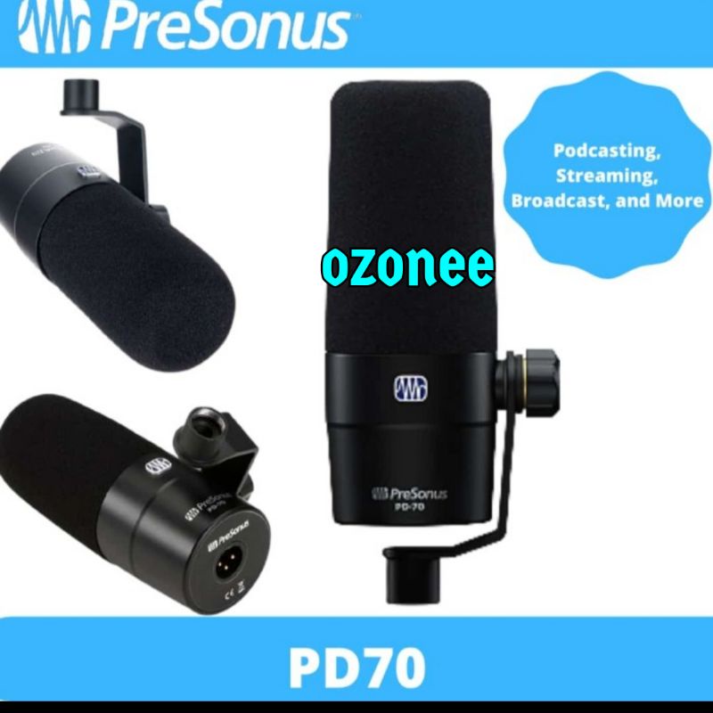 Jual PRESONUS PD 70 DYNAMIC CARDIOID BROADCAST MICROPHONE ORIGINAL | Shopee Indonesia