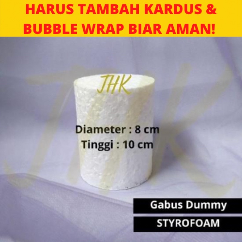 Jual DCB1008 - T10 D8 Gabus Dummy Cake Styrofoam Bulat Diameter 8 cm ...