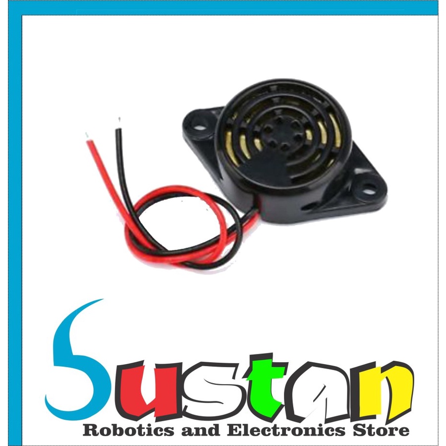 Jual SFM-27-W piezo electric piezoelectric buzzer black hitam | Shopee Indonesia
