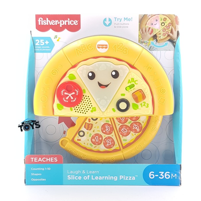 Jual Fisher Price Laugh & Learn Slice Of Learning Pizza | Shopee Indonesia