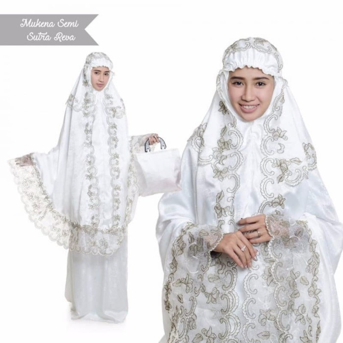 Jual MUKENA- ALAT SHOLAT WANITA/MUKENA SATIN LIST BUNGA/BORDIR BUNGA/KD ...