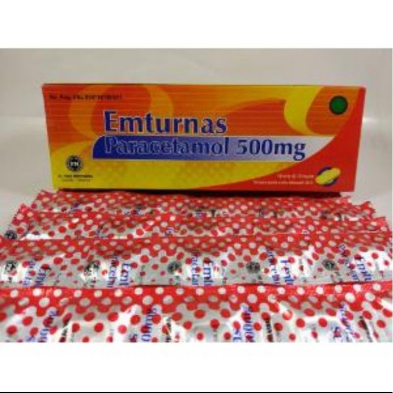Jual Emturnas Paracetamol 500mg Per Box | Shopee Indonesia