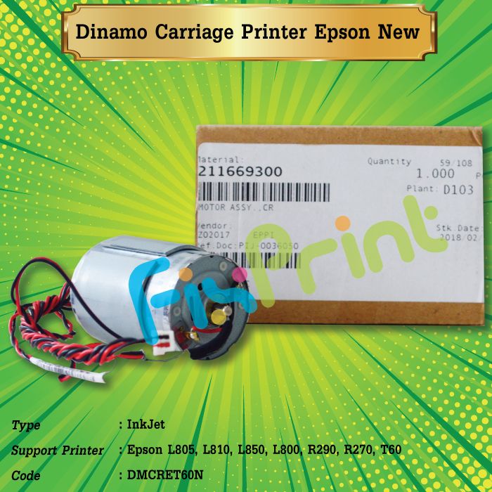 Jual Dinamo CR Motor Carriage Epson L805 L810 L850 Printer T60 L800 ...