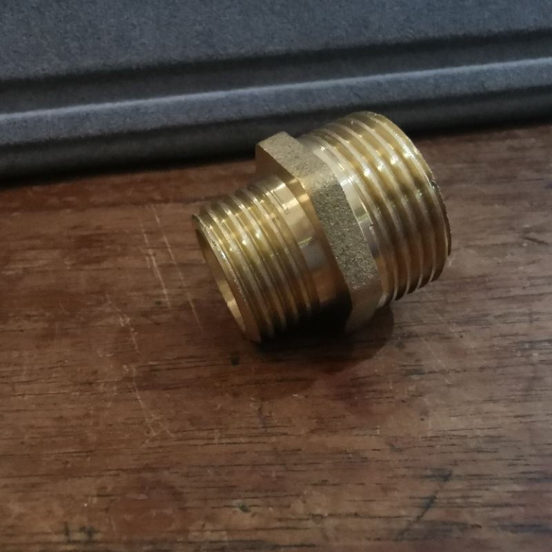 Jual Double Nepel 1/2" x 3/4" - Double Naple Napple 1/2 Inch x 3/4 Inch ...