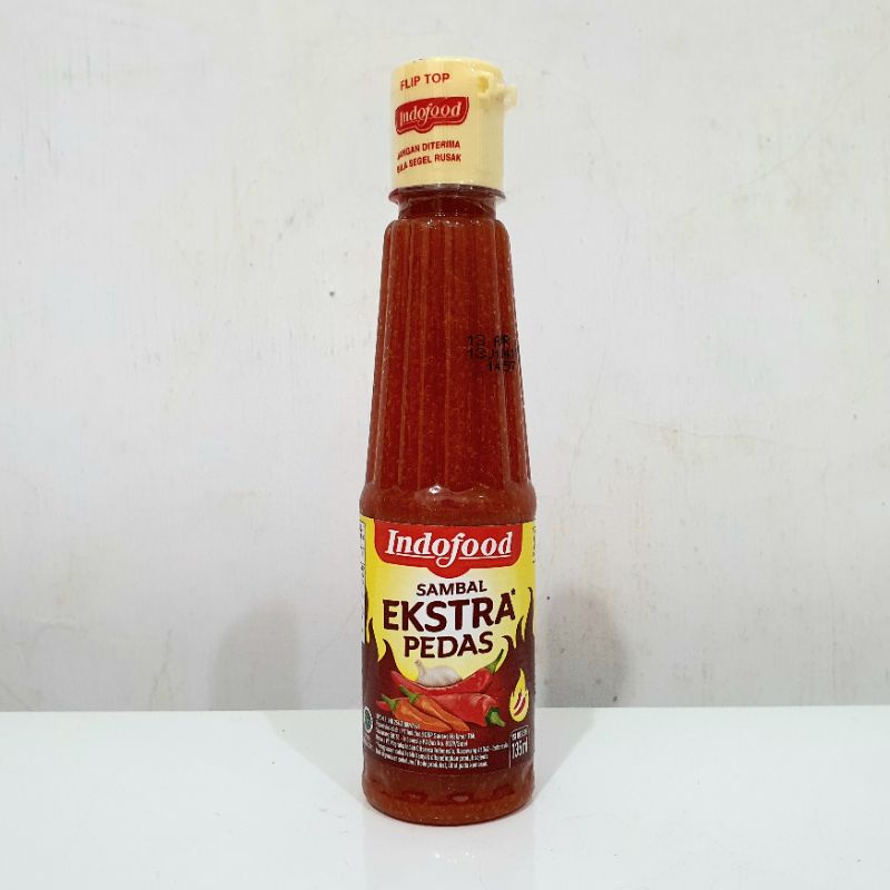 Jual Indofood Sambal Extra Pedas 135 ml | Shopee Indonesia