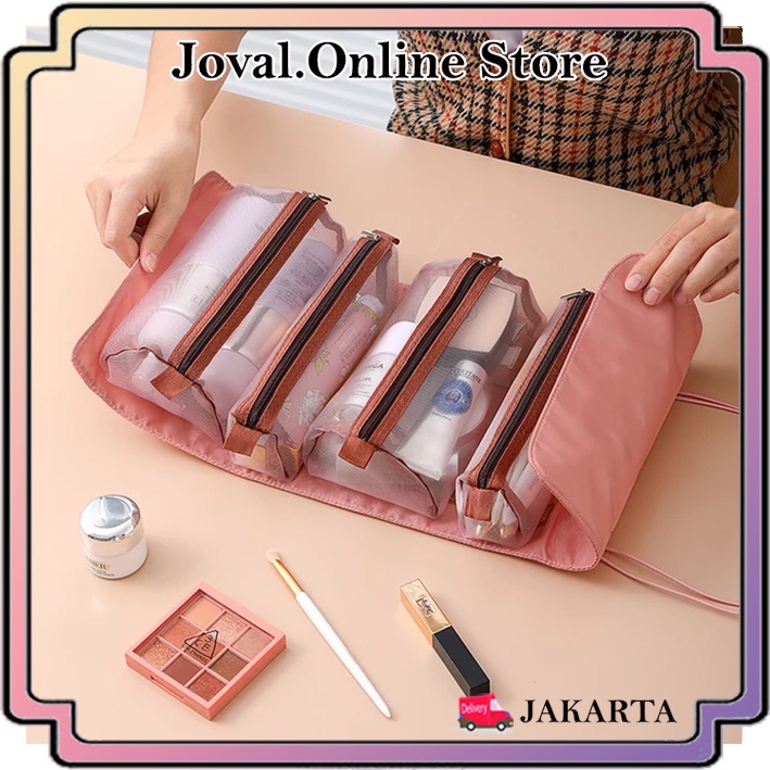 Jual TAS KOSMETIK 4 IN 1 / TAS MAKE UP / TAS KOSMETIK TRAVEL ORGANIZER ...