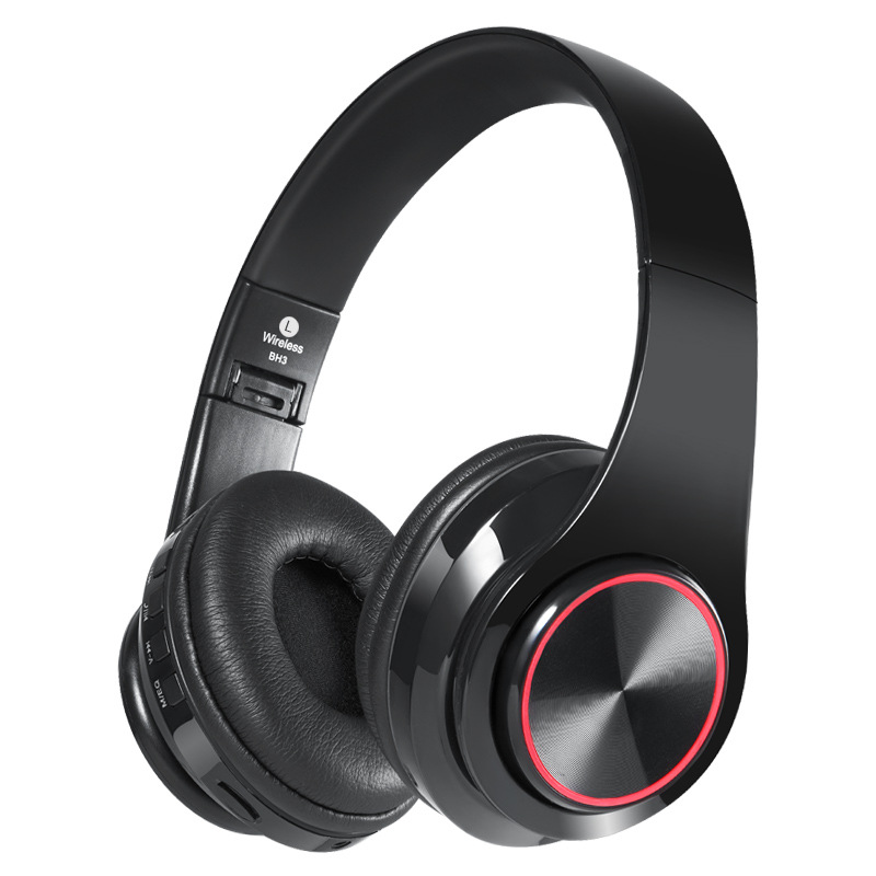 Jual Headset Bluetooth Lampu LED Warna-warni B39 Henset Bloetooth HiFi ...