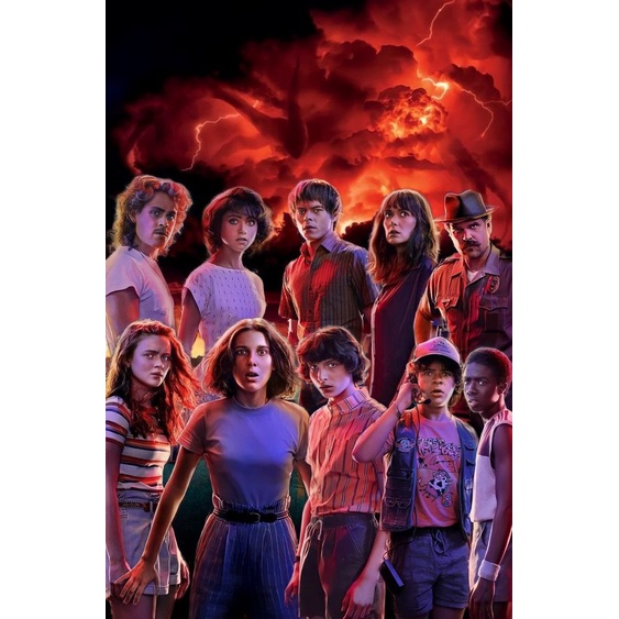 Jual POSTER DINDING STRANGER THINGS (BISA CUSTOM GAMBAR) | Shopee Indonesia