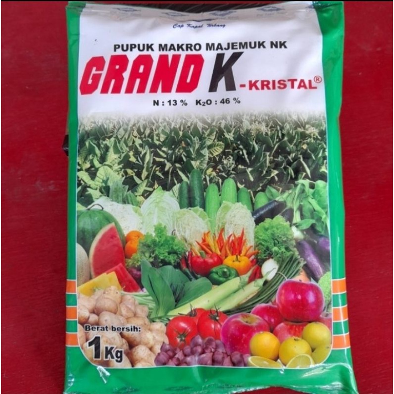 Jual pupuk makro majemuk mk grand k kristal 1kg | Shopee Indonesia