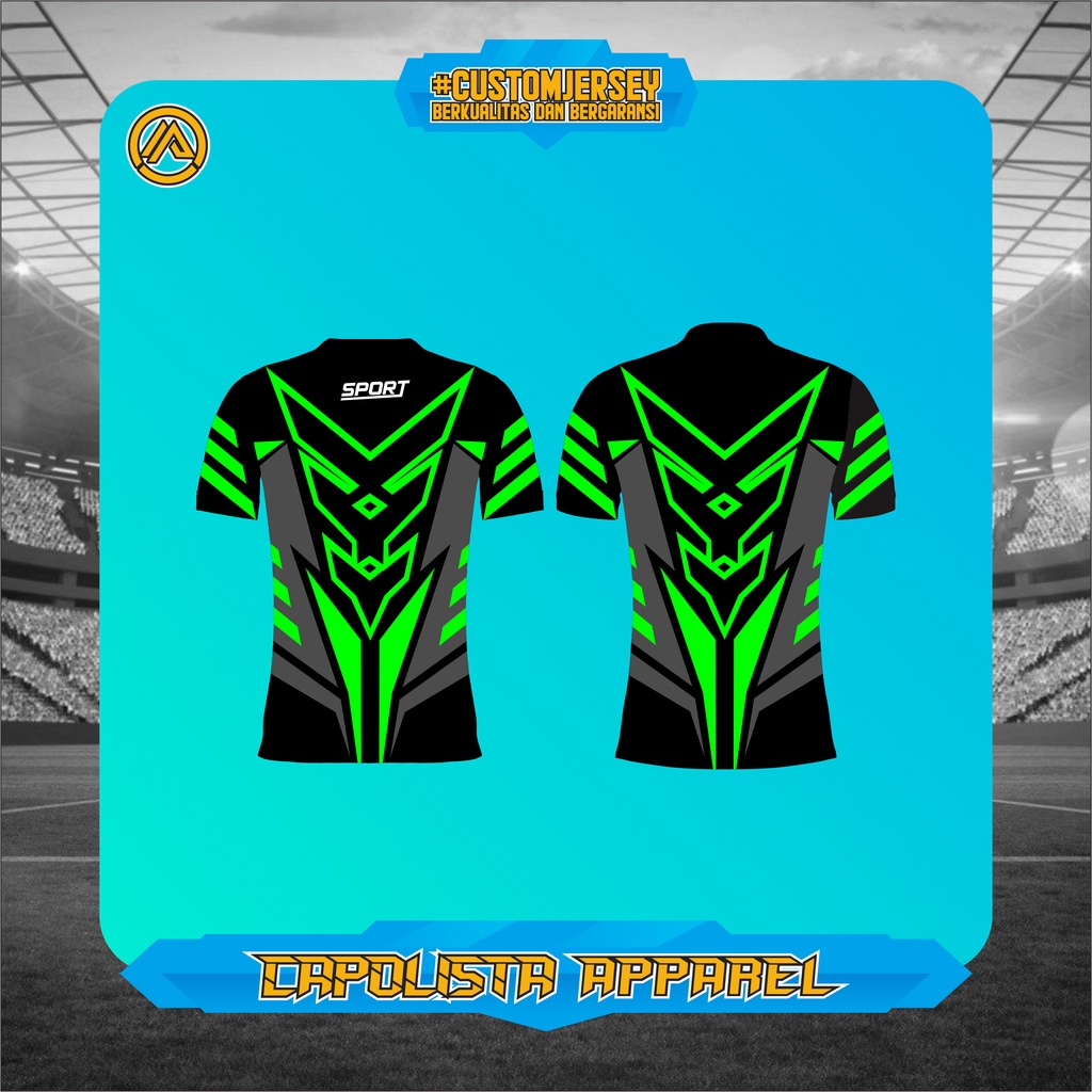 Jual Jersey baju Gaming game Esport Custom Full Printing murah ( bisa ...