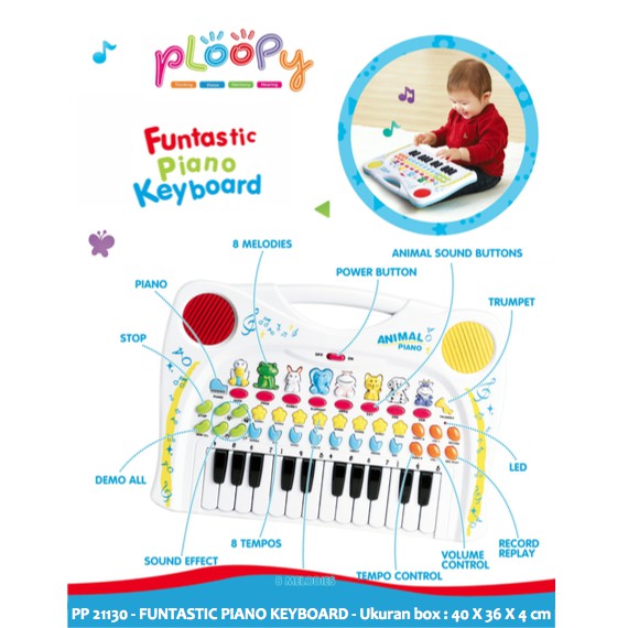 Jual Ploopy Funtastic Piano Keyboard - Mainan Piano Musikal dengan ...