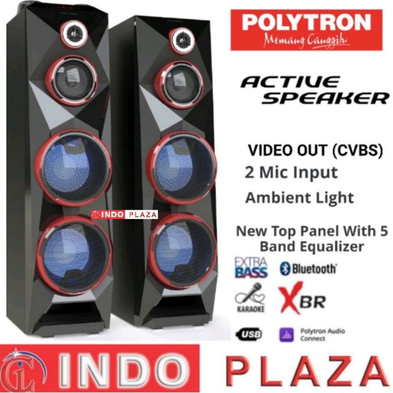 Jual SPEAKER AKTIF BLUETOOTH POLYTRON PAS-8C28/8CF28 | Shopee Indonesia