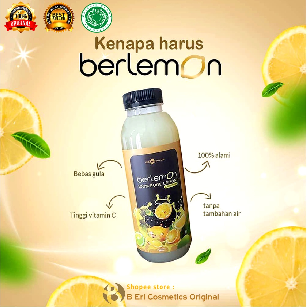 Jual BERLEMON / SARI LEMON ASLI 500 ML | Shopee Indonesia