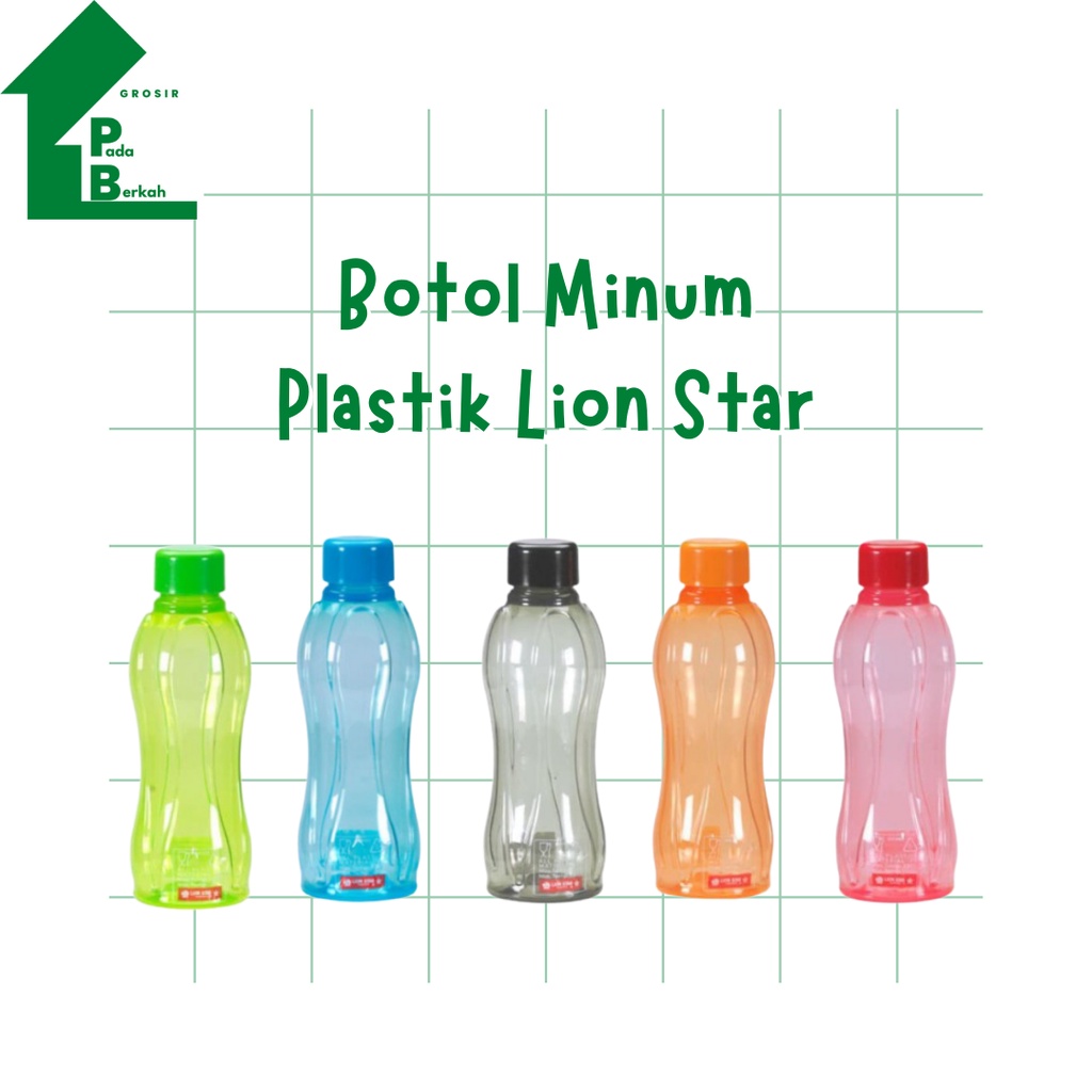 Jual Botol Minum Plastik Merek Lion Star Bahan Premium Murah 1 Liter ...