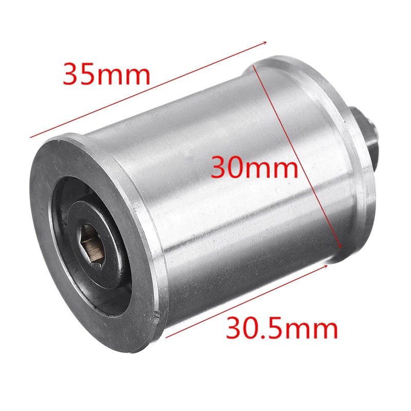 Jual 30/50mm DIY Double Bearing Driving Wheel Belt Sander Conveyor ...