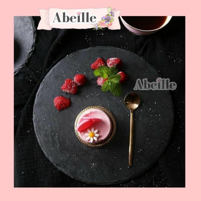 Jual PIRING SLATE PLATE BATU HITAM 30 CM PROPERTI FOTO | Shopee Indonesia