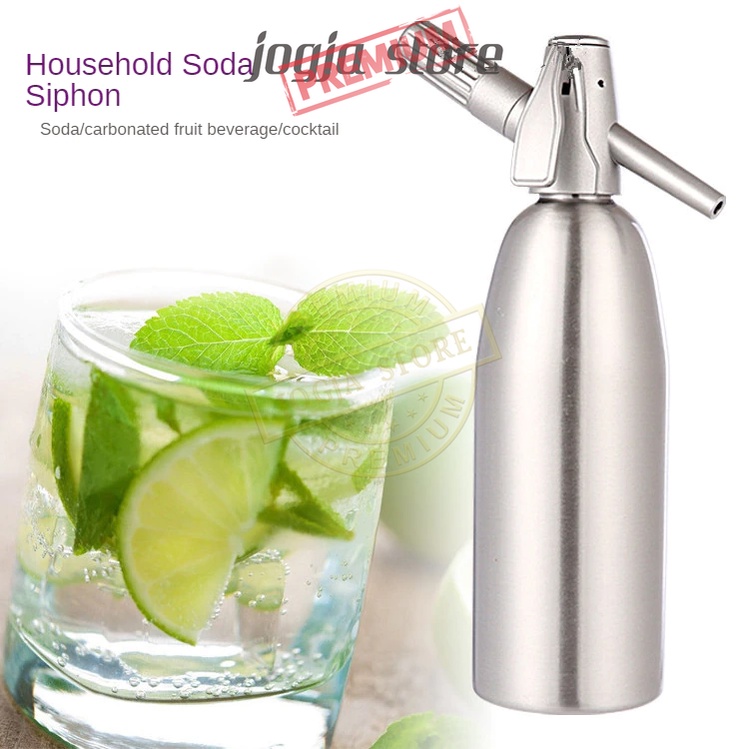 Jual Botol Pembuat Soda DIY Siphon Maker Bartender CO2 1 Liter | Shopee ...