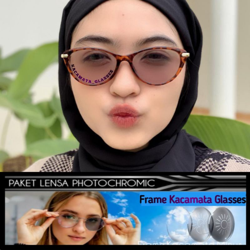 Jual [BISA COD] Frame kacamata minus (paket frame+lensa antiradiasi ...