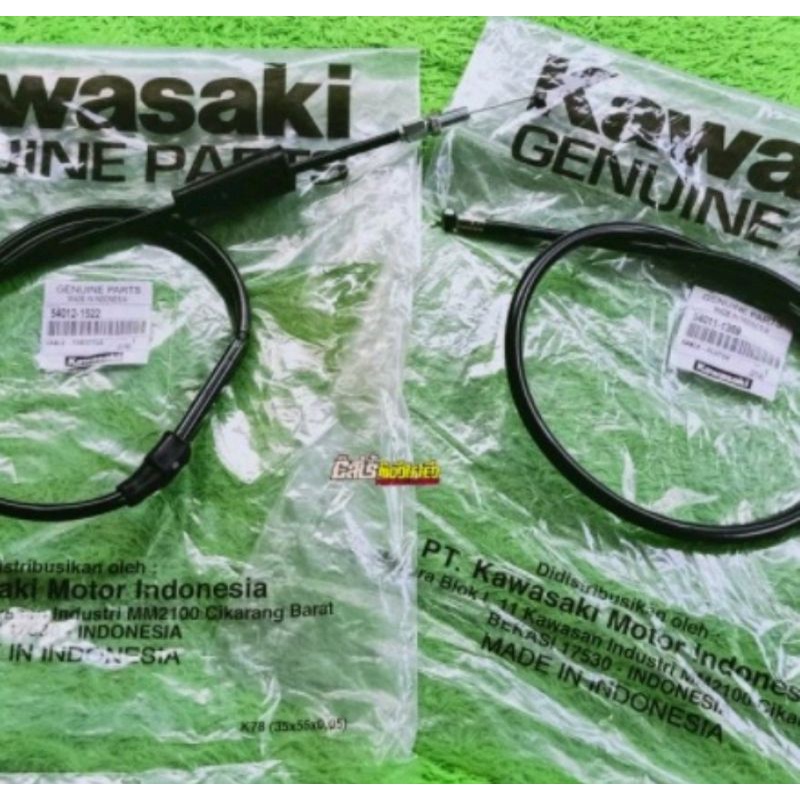 Jual kabel gas ninja kiss r ss dan kabel kopling ninja r ss kiss stang ...