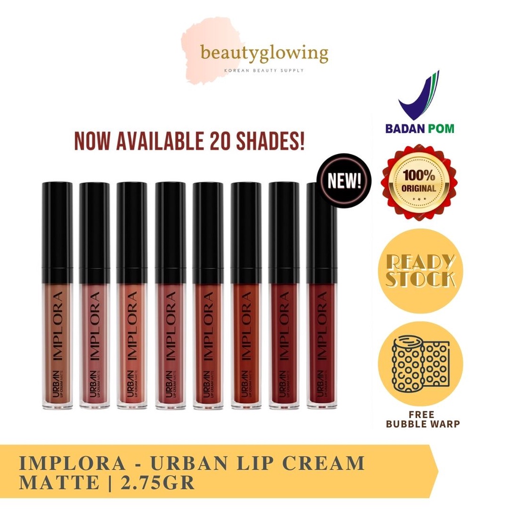Jual IMPLORA LIPCREAM LIP CREAM - Urban Lip Cream Matte | Lipstik ...