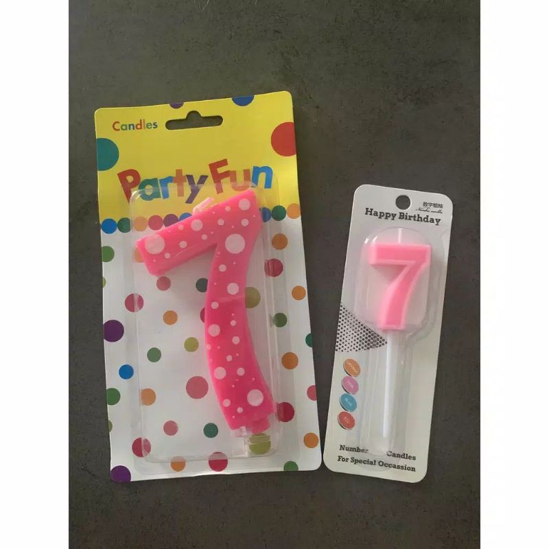 Jual Lilin Angka Besar Giant Jumbo Candle Number 2 Pink Hiasan Kue Big ...