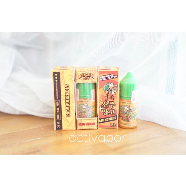 Jual Pods Friendly Munchies V4 Mango 14mg 30ml JVS Liquid Mangga Pod ...