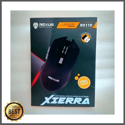 Jual Rexus RX110 Xierra Professional Wireless Gaming Mouse | Shopee ...