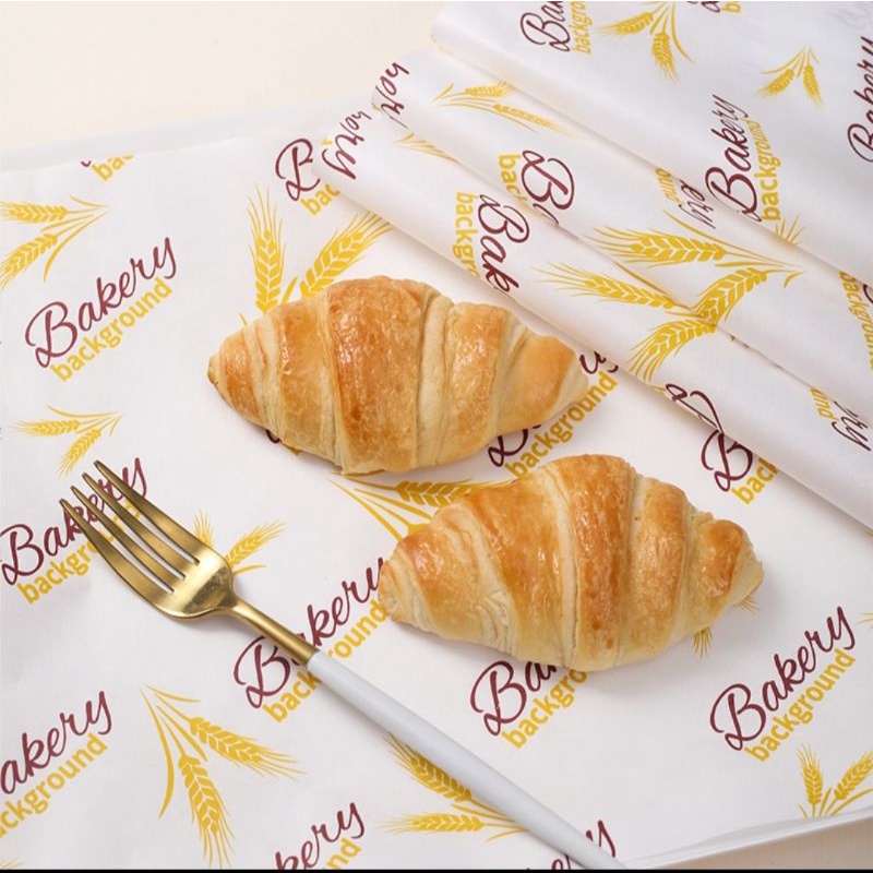 Jual 12 lembar kertas roti motif baking paper kertas roti parchment ...
