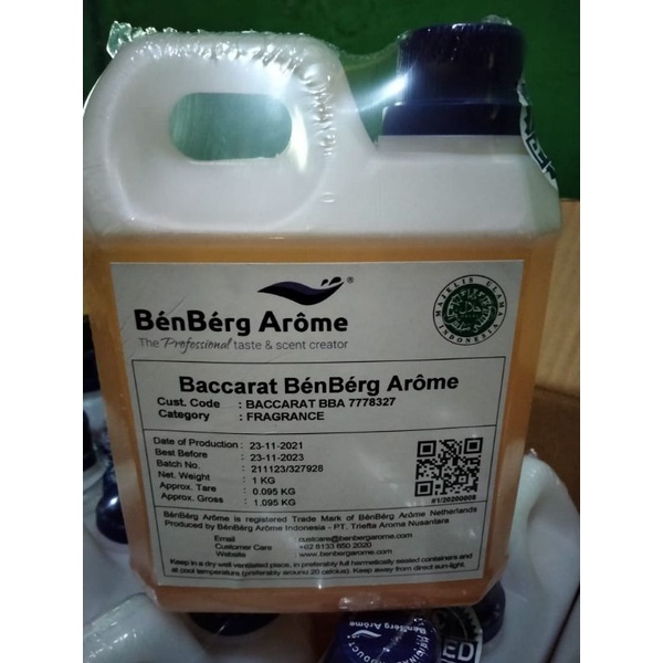Jual BACARAT 1 KG BY BENBERG AROME SEGEL PABRIK | Shopee Indonesia