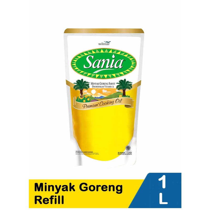 Jual Sania Minyak Goreng Refill 1000 Ml | Shopee Indonesia