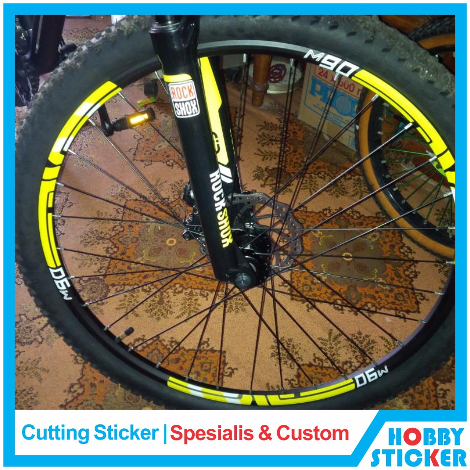 Jual Stiker Rim Enve M90 Sticker Rims 26 27.5 29 700c Decal Custom ...