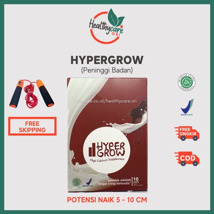 Jual PENINGGI BADAN ORIGINAL HYPER GROW SUSU PENAMBAH TINGGI BADAN ...