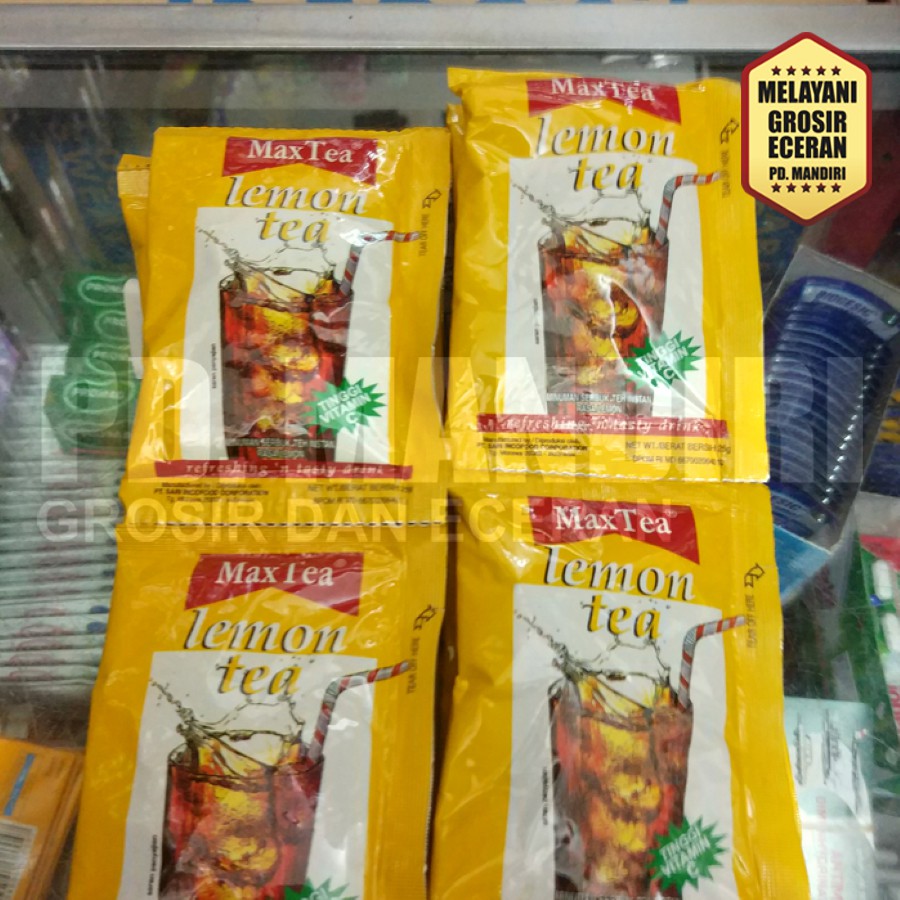 Jual MAX TEA LEMON 25 GR X 30 SACHET | Shopee Indonesia