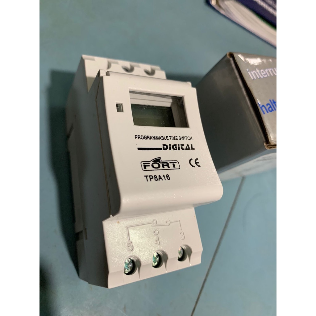 Jual Weekly Digital Timer Tp8A16 Fort bisa set 16 program timer digital | Shopee Indonesia