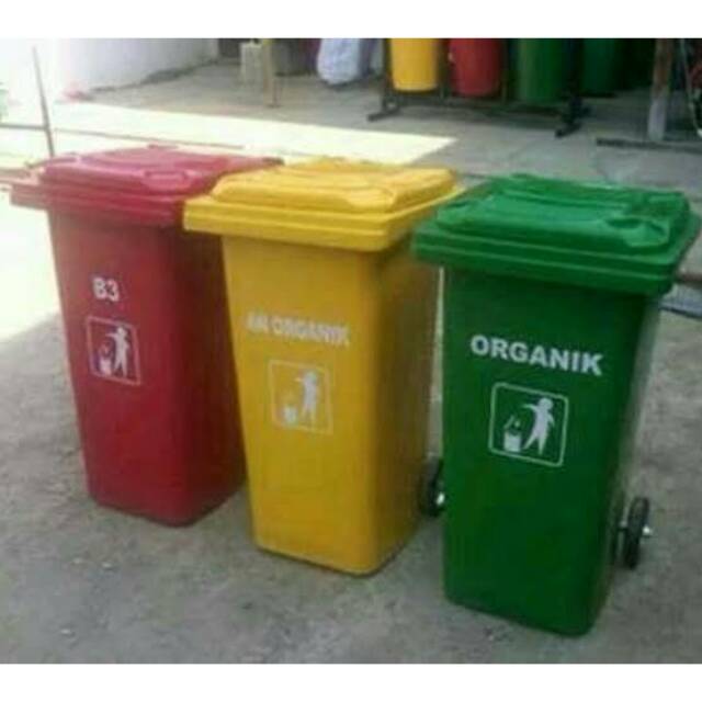 Jual Tong Sampah Fiber /Tong Sampah 120L | Shopee Indonesia